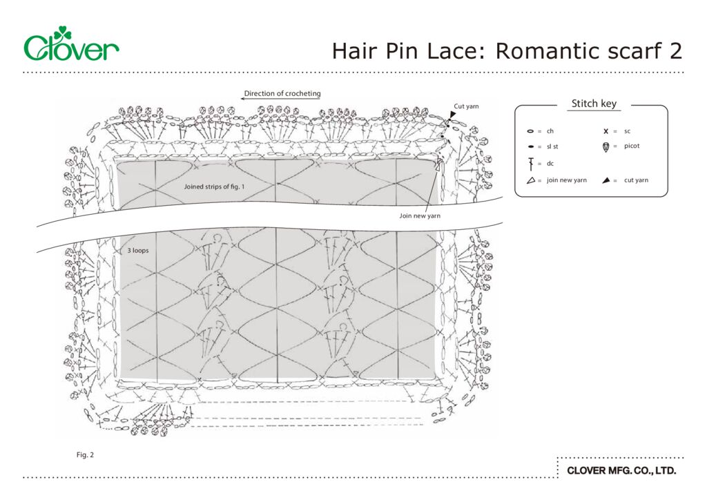 Hair Pin Lace: Romantic scarf 2 – Home