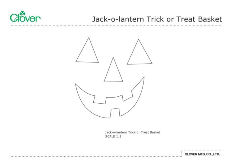 Jack-o-lantern Trick or Treat Basket – Home
