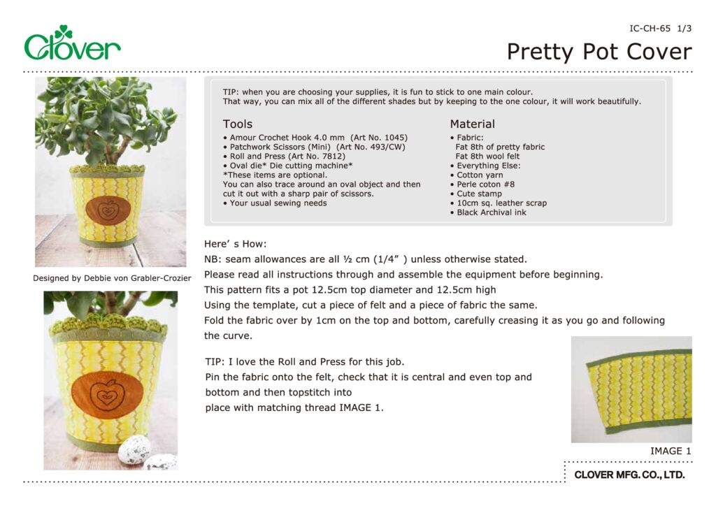 Pretty Pot Cover - Crocheting - Projects - CLOVER